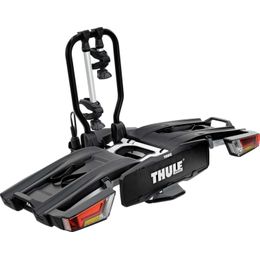 Thule EasyFold XT Kupplungs-Fahrradtr&auml;ger Silber Schwarz f&uuml;r 2 Fahrr&auml;der, E-Bike geeignet - Fahrradtr&auml;ger f&uuml;r Anh&auml;ngerkupplungen