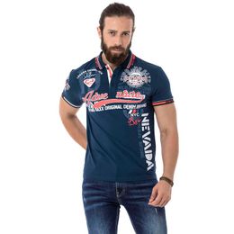 Cipo & Baxx Cipo & Baxx Herren Poloshirt blau 5XL