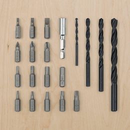 IKEA TRIXIG Schraubendr.-Eins&auml;t.+Bohrer 20-tlg.
