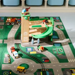 IKEA LILLABO Parkhaus+Autos+Hubschraublandeplatz