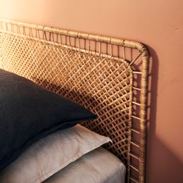 IKEA VEVELSTAD Bettgestell mit 2 Kopfteilen