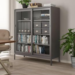 IKEA ID&Aring;SEN Vitrine mit Schiebet&uuml;ren