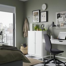 IKEA BILLY / OXBERG B&uuml;cherregal mit T&uuml;ren