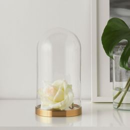 IKEA BEG&Aring;VNING Glasglocke mit Teller