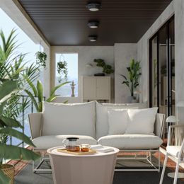 IKEA HAVSTEN / L&Aring;GASK&Auml;R 2er-Sitzgruppe/au&szlig;en