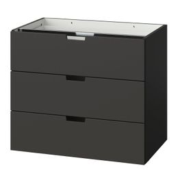 IKEA NORDLI Schubladenelement/3 Schubl.