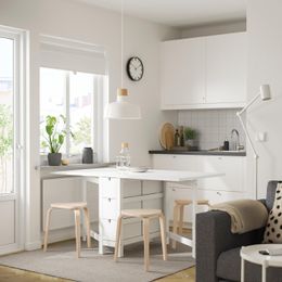 IKEA NORDEN / KYRRE Tisch und 4 Hocker