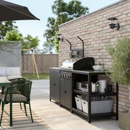 IKEA GRILLSK&Auml;R Au&szlig;enk&uuml;che mit Gasgrill