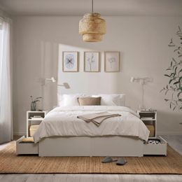 IKEA VIHALS Bettgestell +4 Schubl/Mitba/Fedhzra