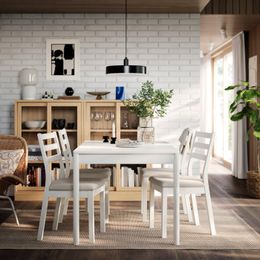 IKEA TONSTAD / TONSTAD Tisch und 4 St&uuml;hle