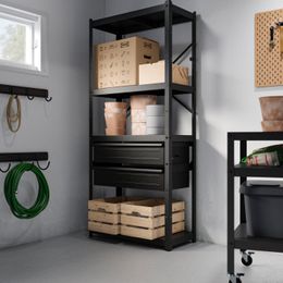 IKEA BROR Regal mit Schubladen/B&ouml;den