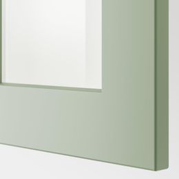 IKEA METOD Wandeckvitrine mit B&ouml;den