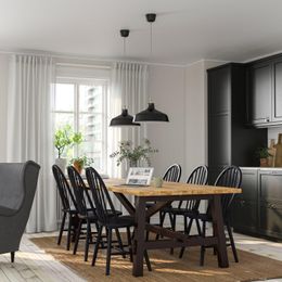 IKEA SKOGSTA / SKOGSTA Tisch und 6 St&uuml;hle