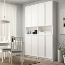 IKEA BILLY / OXBERG B&uuml;cherregal mit Aufsatz/T&uuml;ren