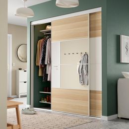 IKEA SKYTTA / MEHAMN/AULI Schiebet&uuml;r-Kombination