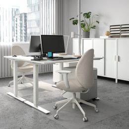 IKEA TROTTEN Schreibtisch sitz/steh