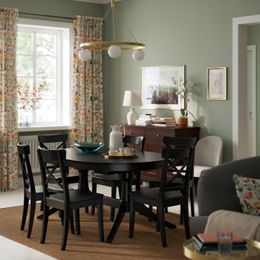 IKEA ROSENTORP / ROSENTORP Tisch und 6 St&uuml;hle