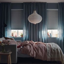 IKEA TRIPPEVALS Faltjalousie, verdunkelnd