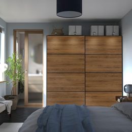IKEA PAX / MEHAMN Kleiderschrank mit Schiebet&uuml;ren