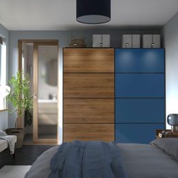 IKEA PAX / MEHAMN/AULI Kleiderschrank mit Schiebet&uuml;ren