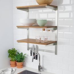 IKEA KUNGSFORS Aufh&auml;ngeschiene + Boden/Magnleiste