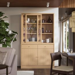 IKEA TONSTAD Aufbewahrung mit Glasschiebet&uuml;ren