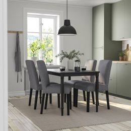 IKEA DANDERYD / BERGMUND Tisch und 4 St&uuml;hle