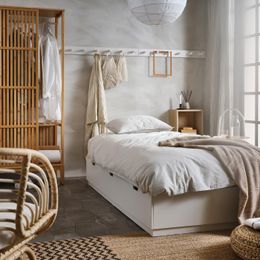 IKEA NORDLI Bettgestell mit Schubladen