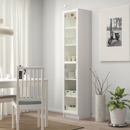 IKEA BILLY / OXBERG B&uuml;cherregal mit Glast&uuml;r