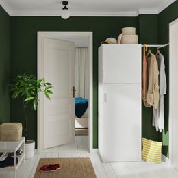 IKEA HJ&Auml;LPA Kleidst + 2 Aufhschie + 1 Pk Beschl