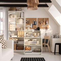 IKEA BILLY / H&Ouml;GBO B&uuml;cherregalkombination + Klapptisch