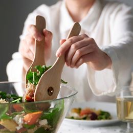 IKEA SKALLKNEKT Salatbesteck 2-tlg.