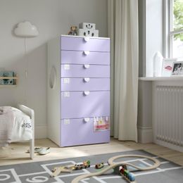 IKEA SM&Aring;STAD / PLATSA Kommode mit 6 Schubladen