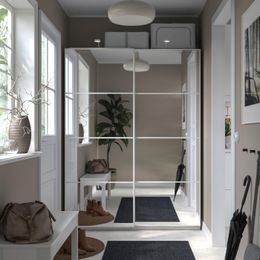 IKEA PAX / AULI Kleiderschrank mit Schiebet&uuml;ren