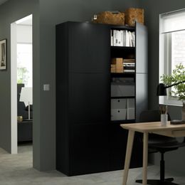 IKEA BEST&Aring; Aufbewahrung mit T&uuml;ren