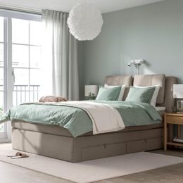 IKEA LILLFJ&Auml;LLET Boxspringbett mit Bettkasten