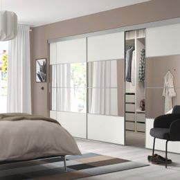 IKEA SKYTTA / MEHAMN/AULI Schiebet&uuml;r-Kombination