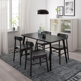 IKEA LISABO / R&Ouml;NNINGE Tisch und 4 St&uuml;hle