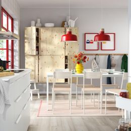 IKEA VIHALS / BUSL&Auml;TT Tisch und 6 St&uuml;hle