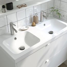 IKEA ORRSJ&Ouml;N Doppelwaschbecken mit Siphon