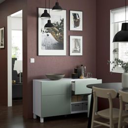 IKEA BEST&Aring; Aufbewkomb.+T&uuml;ren/Schubladen