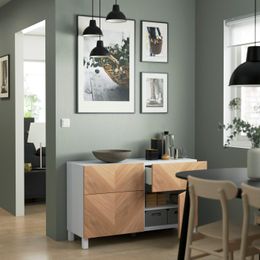 IKEA BEST&Aring; Aufbewkomb.+T&uuml;ren/Schubladen
