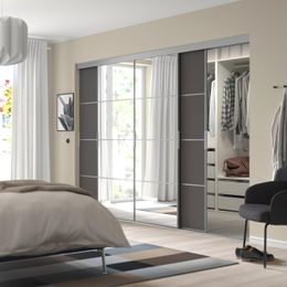 IKEA SKYTTA / MEHAMN/AULI Schiebet&uuml;r-Kombination