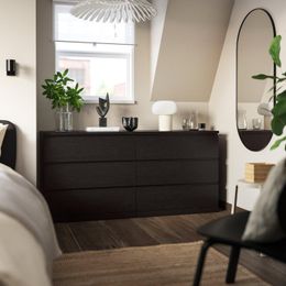IKEA MALM Kommode mit 6 Schubladen