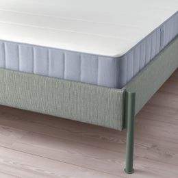IKEA T&Auml;LL&Aring;SEN Bettgestell gepolstert mit Matratze