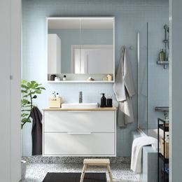 IKEA HAVB&Auml;CK / ORRSJ&Ouml;N Waschbschr+Schubladen/Waschb/Mibatt