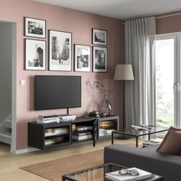 IKEA BEST&Aring; TV-Bank mit T&uuml;ren