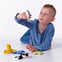 IKEA BL&Aring;VINGAD Stofftier-Set, 5-teilig