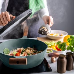 IKEA KLIPPFISK Saut&eacute;pfanne mit Deckel