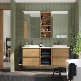 IKEA &Auml;NGSJ&Ouml;N / BACKSJ&Ouml;N Waschbeckenschr./2Waschb./2Mischba.